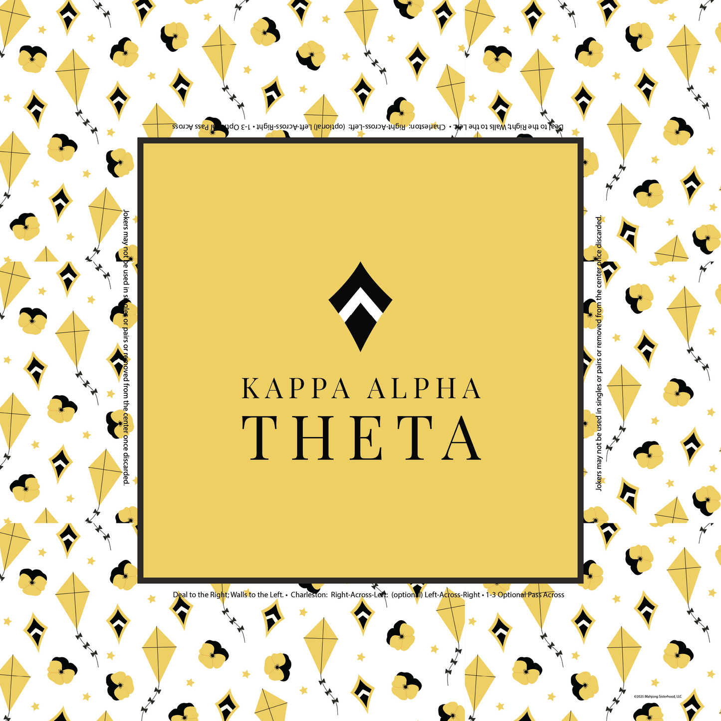 Kappa Alpha Theta Mahjong Mat – Mahjong Sisterhood